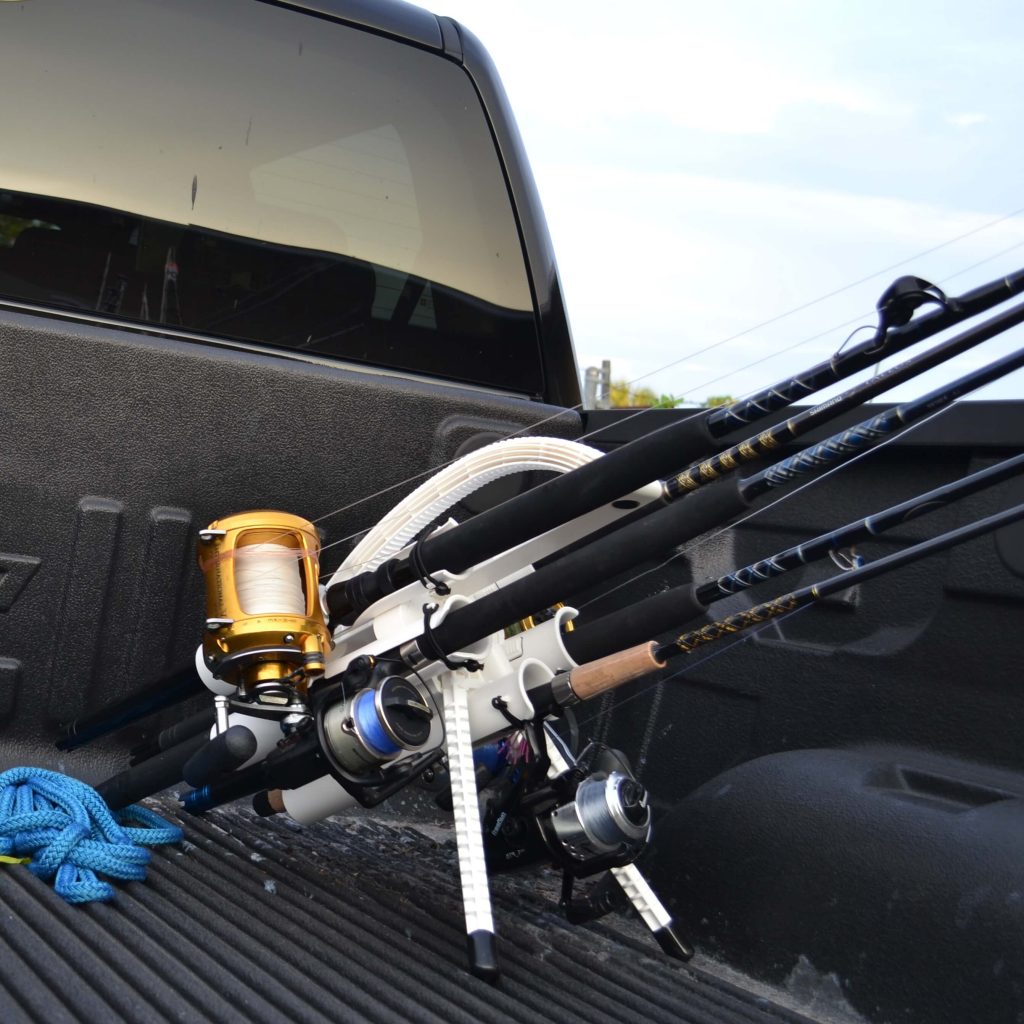 PRO 5: WHITE - fishing rods carriers and rod racks