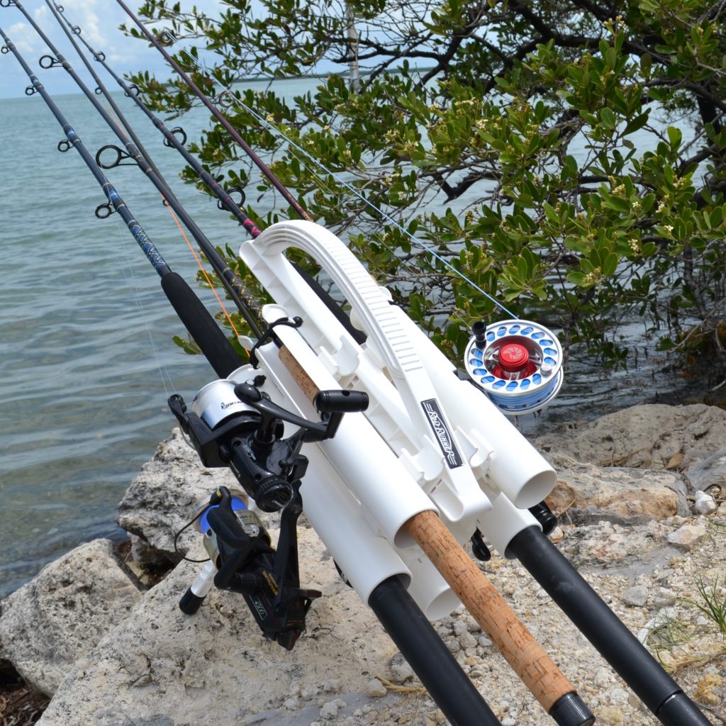 PRO 5: WHITE - fishing rods carriers and rod racks