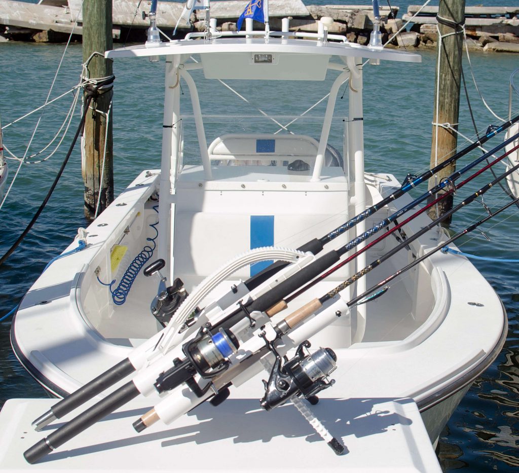PRO 5: WHITE - fishing rods carriers and rod racks
