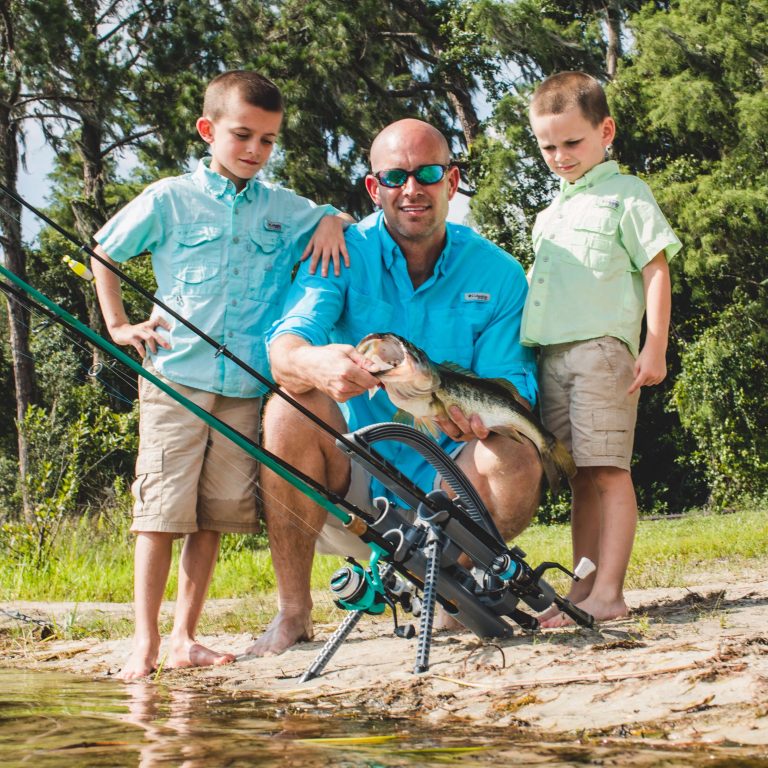 EXPRESS 3: GRAY - portable fishing rod rack