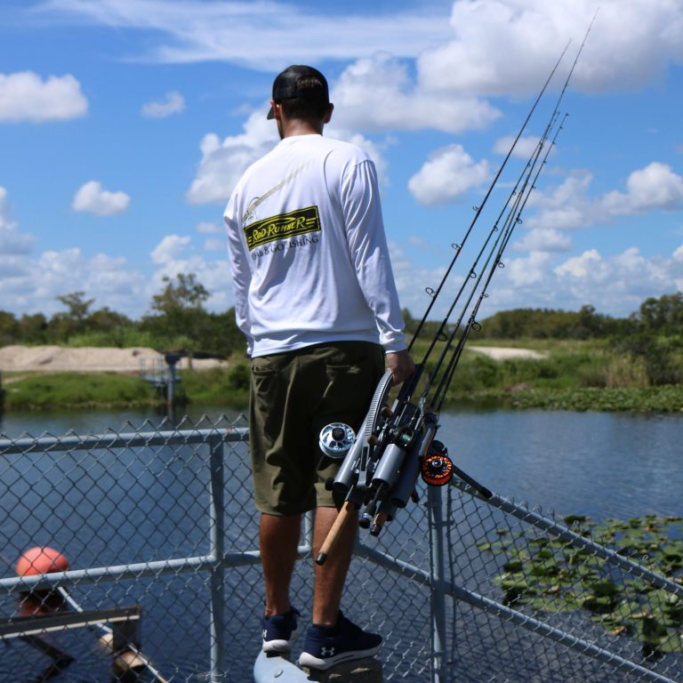 PRO 5: GRAY portable fishing rod rack and rod holders