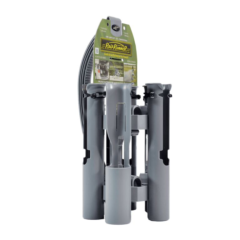 PRO 5: GRAY portable fishing rod rack and rod holders