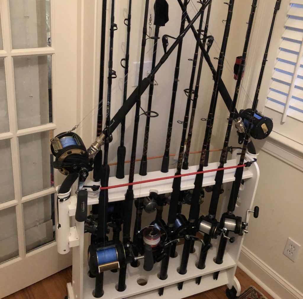RIVETED ROD HOLDER - Rod Runner fishing rod racks