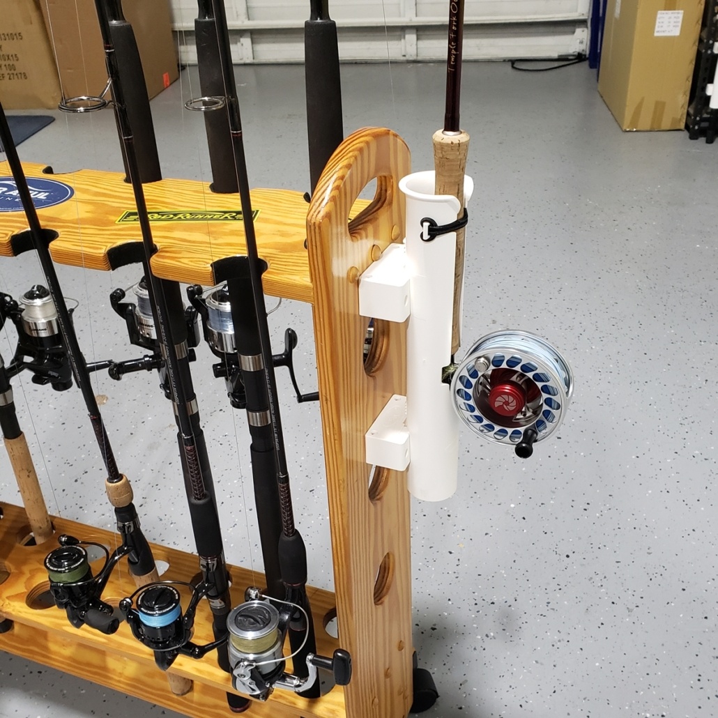 UNI-MOUNT COMBO: WHITE - fishing rod holder mount