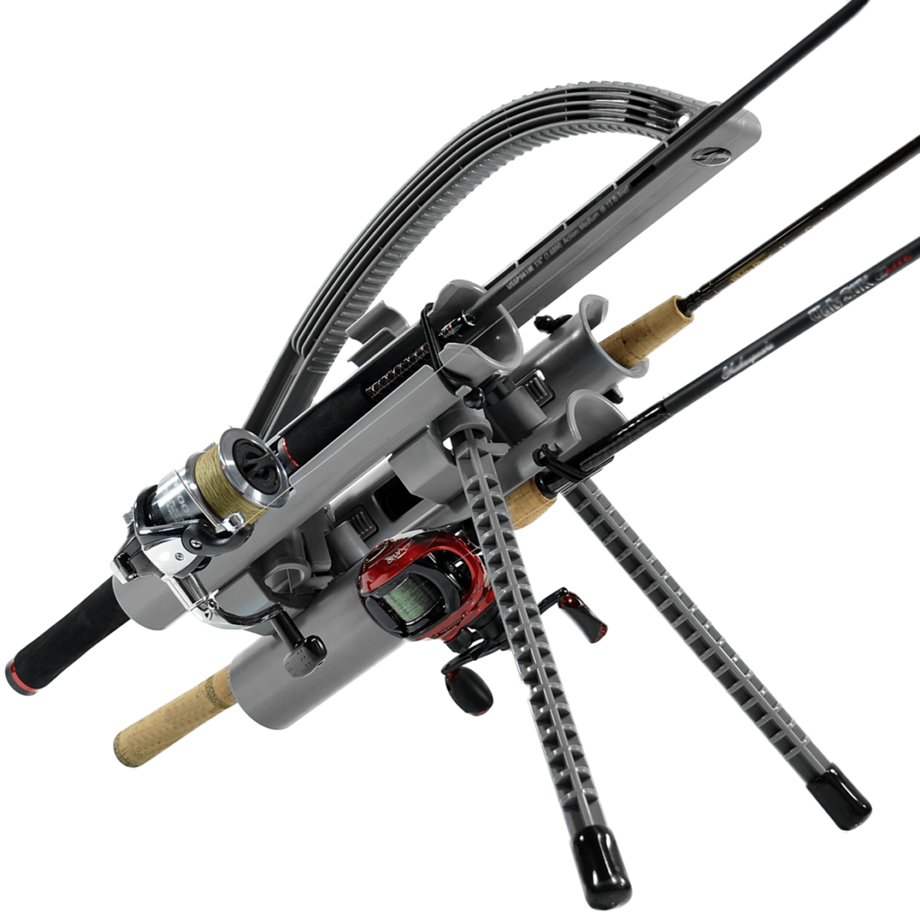 EXPRESS 3: GRAY - portable fishing rod rack